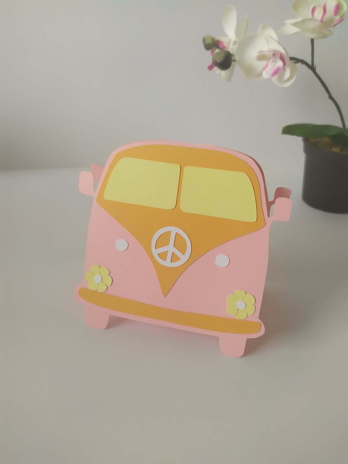 Groovy Party Invitation Hippie Van Card Retro Party Card - Etsy