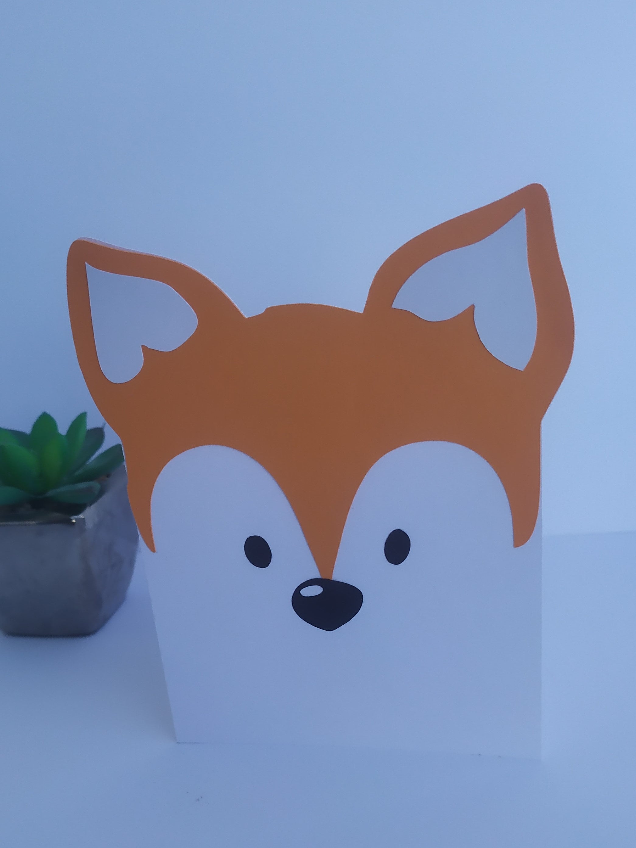 Fox Birthday Invite, Woodland Animal Card, Forest Animals Baby Shower ...