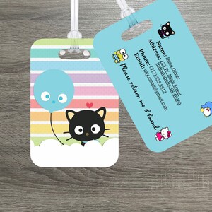 Little Twin Stars Luggage Tag Personalized Airplane Tag - Etsy