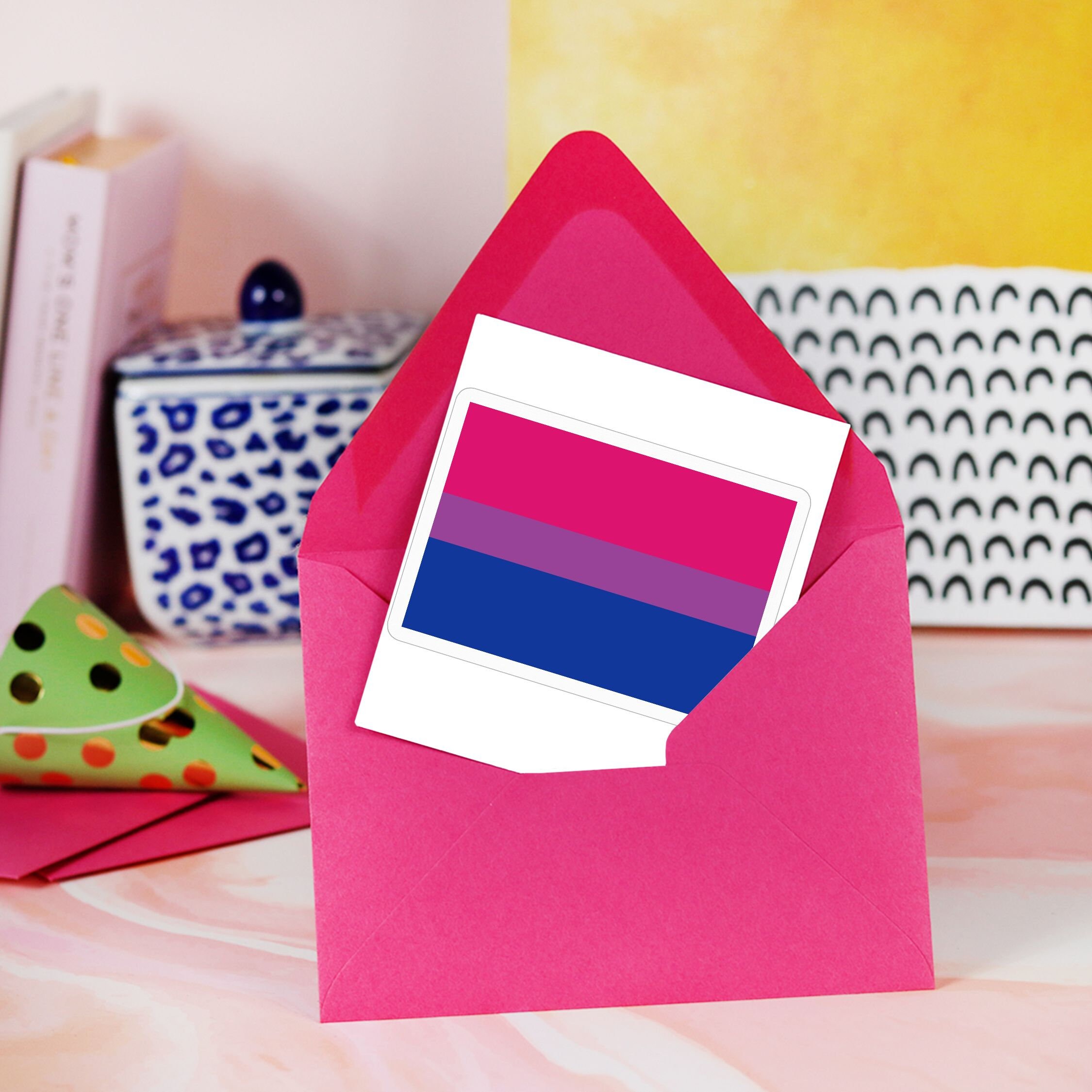 LGBTQ Pride Flag Sticker Gay Lesbian Bisexual Trans Label Rainbow ...