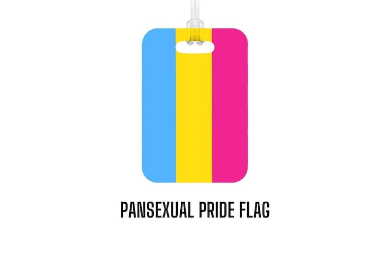 LGBTQ Pride Flag Luggage Tag | Gay Lesbian Bisexual Trans Ids | Rainbow ...