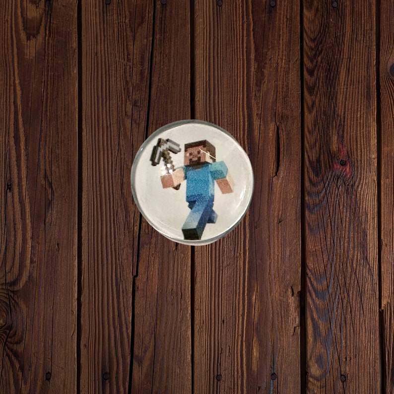 Set of 6 Minecraft Magnets Minecraft Fridge Magnets Minecraft Game Kids ...