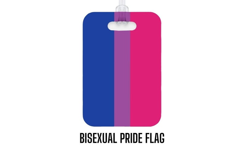 LGBTQ Pride Flag Luggage Tag | Gay Lesbian Bisexual Trans Ids | Rainbow ...