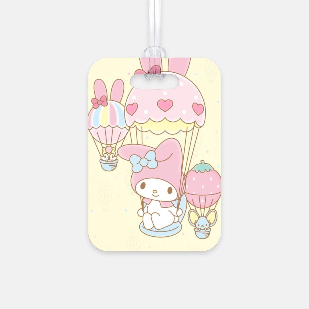 My Melody Luggage Tag Personalized Airplane Tag Customized Sanrio ...