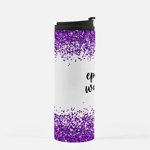 Epilepsy Warrior Tumbler 16 Oz. | Epilepsy Awareness Thermal Mug ...