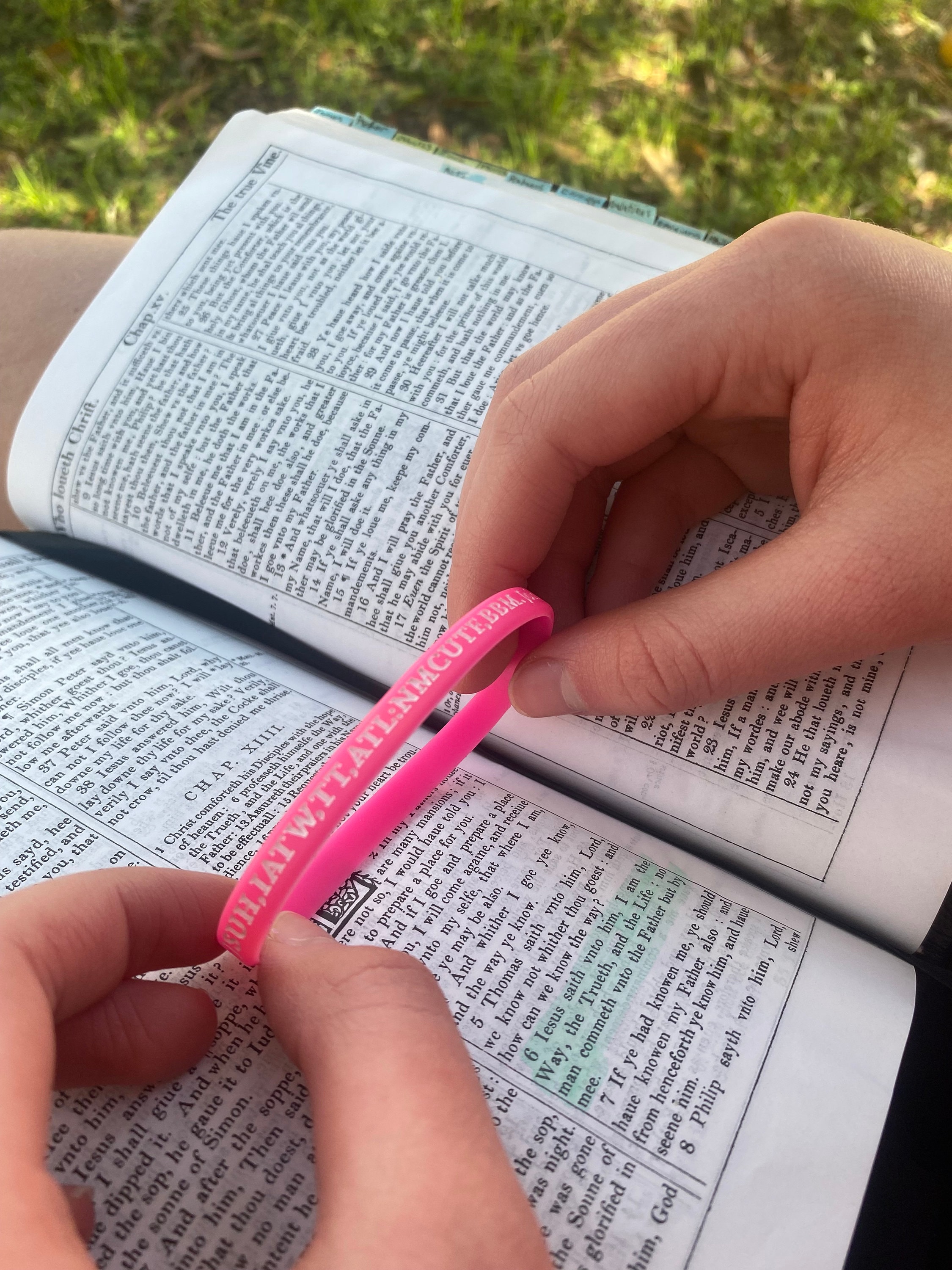 Bible Verse Memorization Bracelet | Scripture Memorization Bracelet | Gift for Christian ...