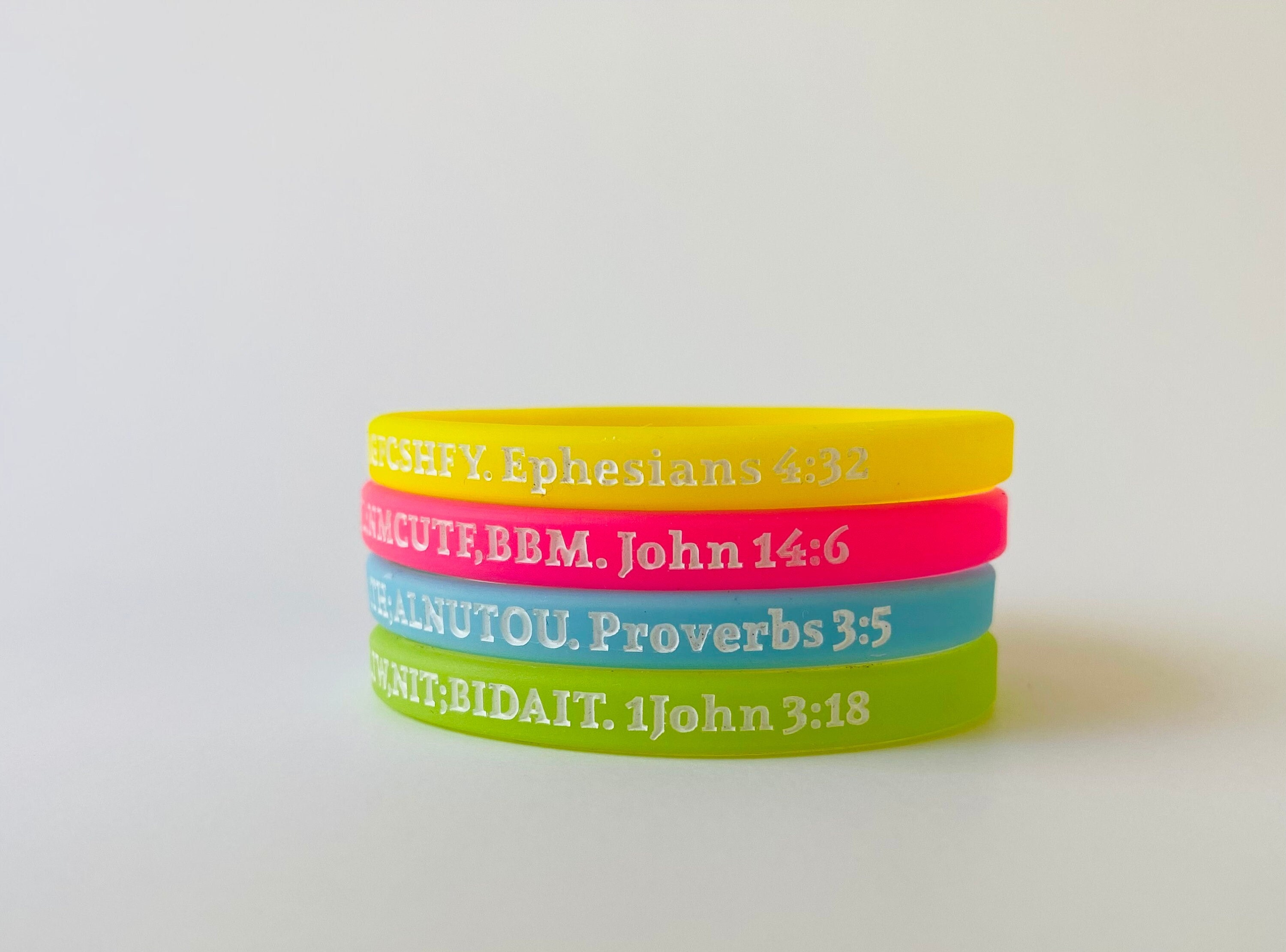 Bible Verse Memorization Bracelet | Scripture Memorization Bracelet ...