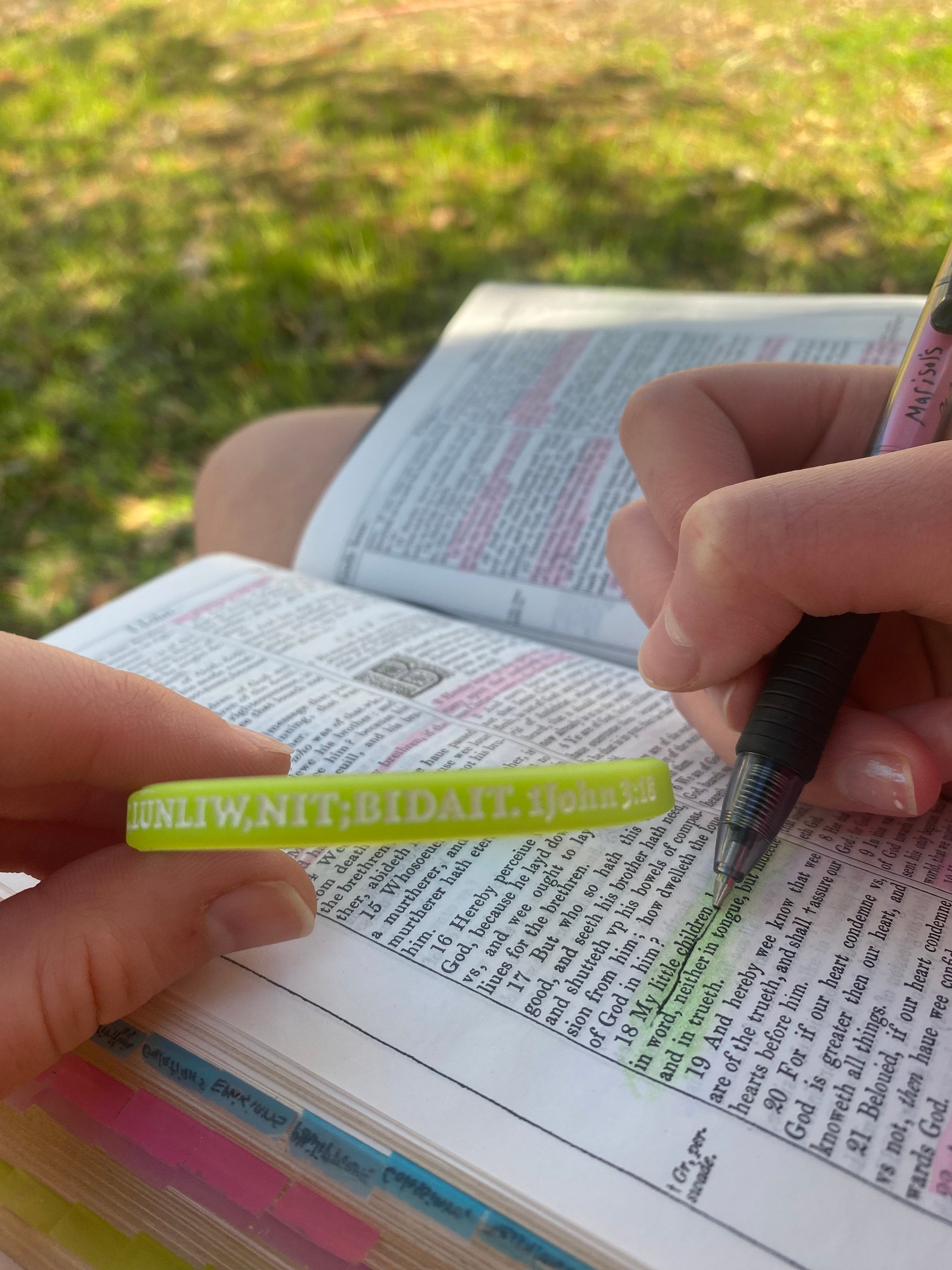 Bible Verse Memorization Bracelet | Scripture Memorization Bracelet | Gift for Christian ...