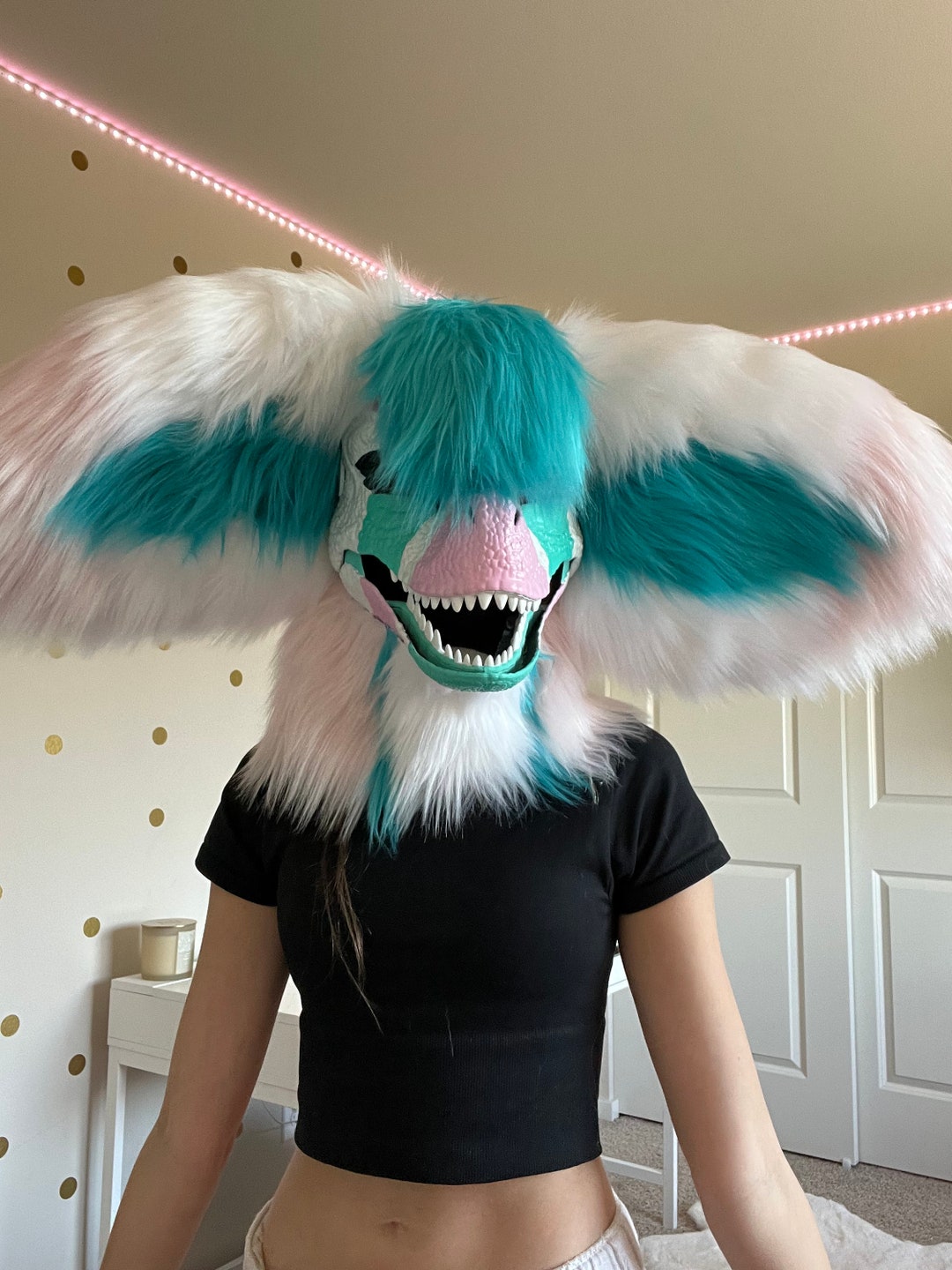 High Quality Fully Furred Dino Mask - Etsy