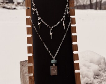 Ace of Spades Turquoise Necklace - Etsy