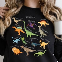 Pink Dinosaur Sweata Sweat,dino Sweat Velociraptor Hoodie Trex Sweat ...