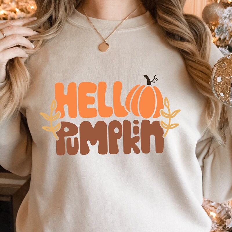 Hello Pumpkin Sweatshirt - Etsy