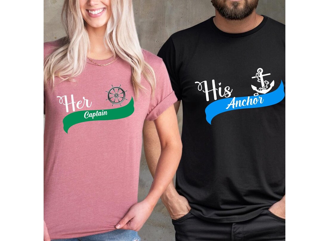 Matching Cruise Shirt,i'm Her Captain I'm His Anchor Tshirt,cruise Shirt,cruise Holiday Shirts ...