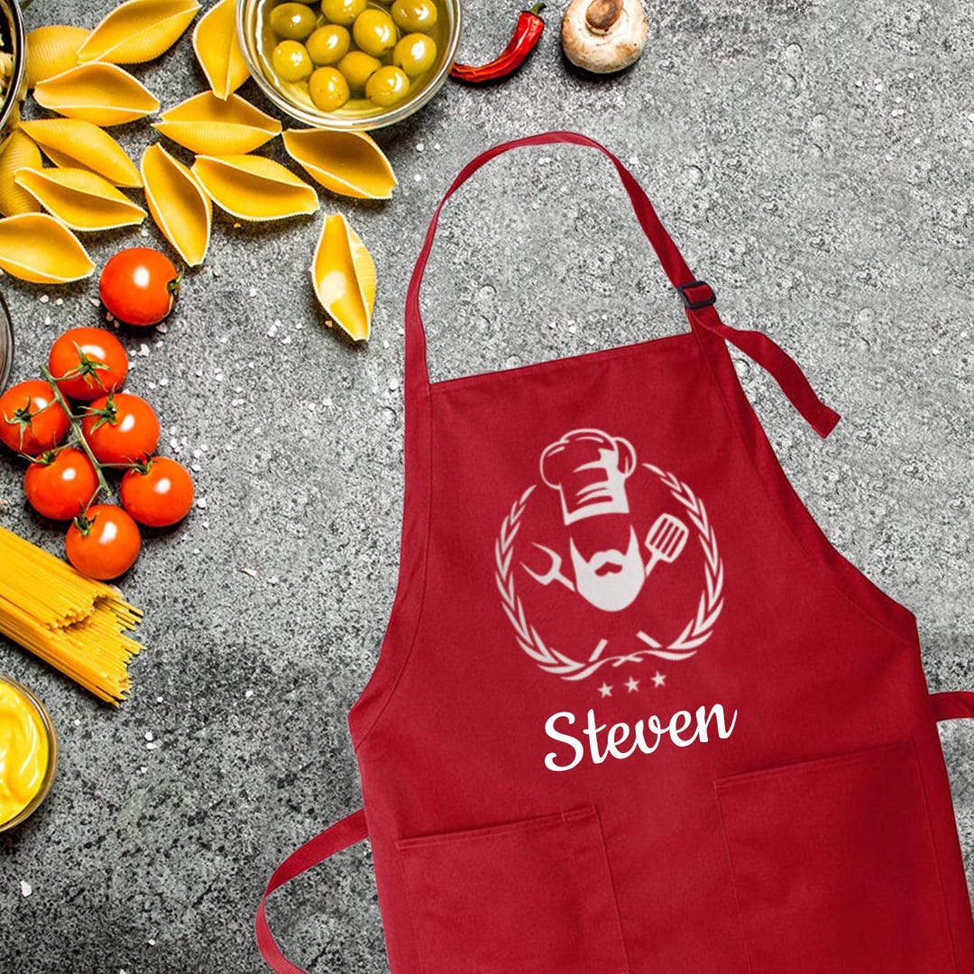 Personalized Head Chef Apron: Custom Kitchen Gift - Etsy