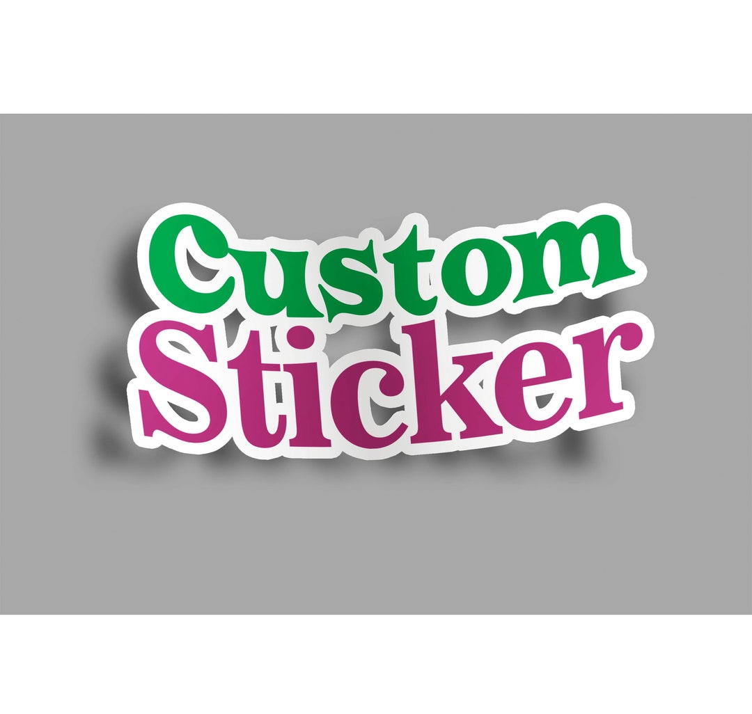 Custom Sticker, More Fonts, Aesthetic Stickers, Personalization ...