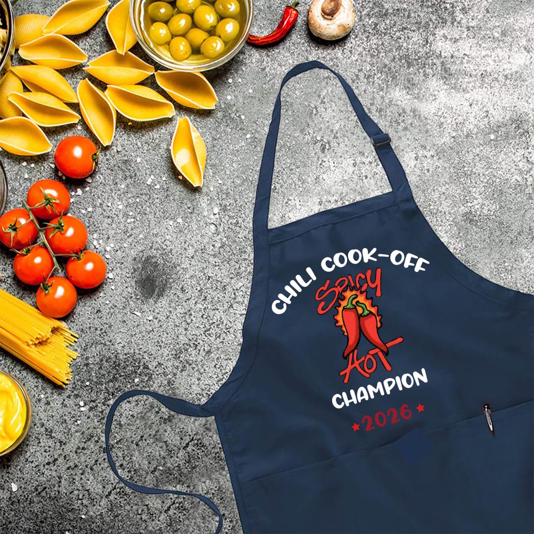Personalized Chili Cook-off Apron, Custom Hot Pepper Contest Prize - Etsy