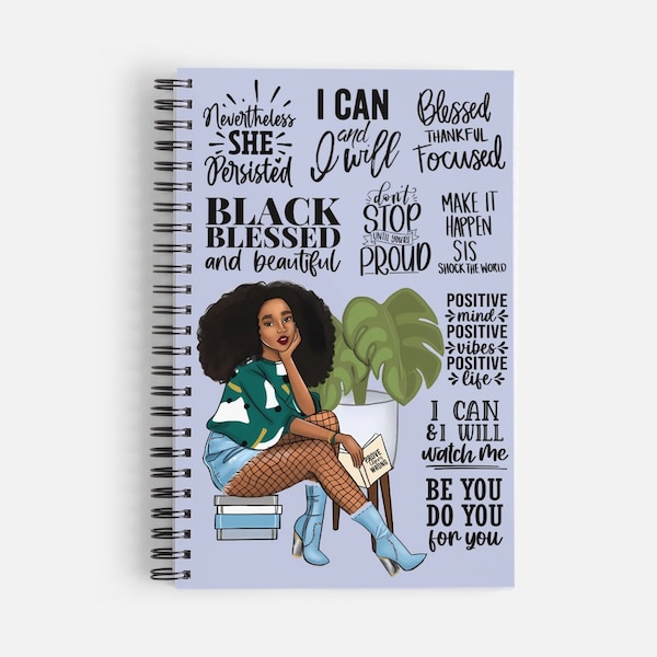 Black Woman Journal - Etsy