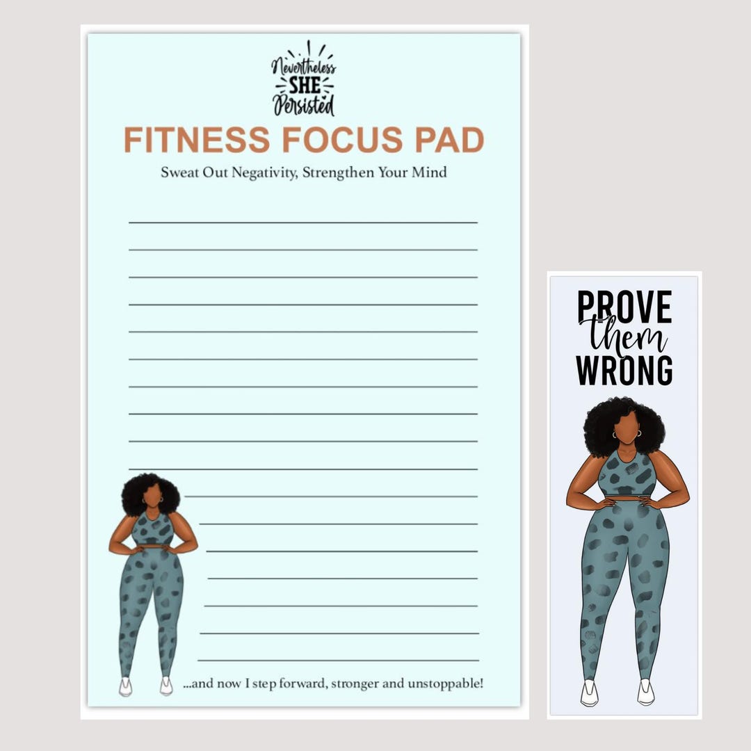 Fitness Tracker, Workout Tracker Notepad, Self-love Journal, Mental ...