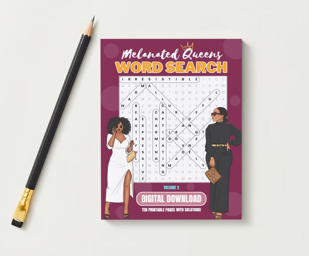 Printable Word Search Puzzles, Digital Printable Pages, Brain Teaser ...