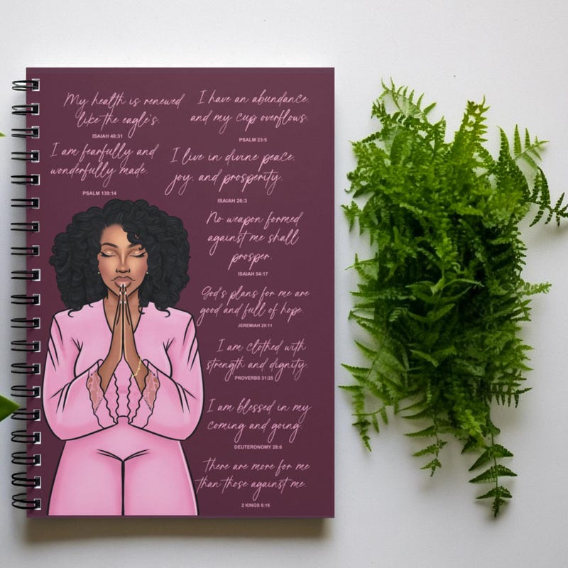 Black Woman Journal - Etsy