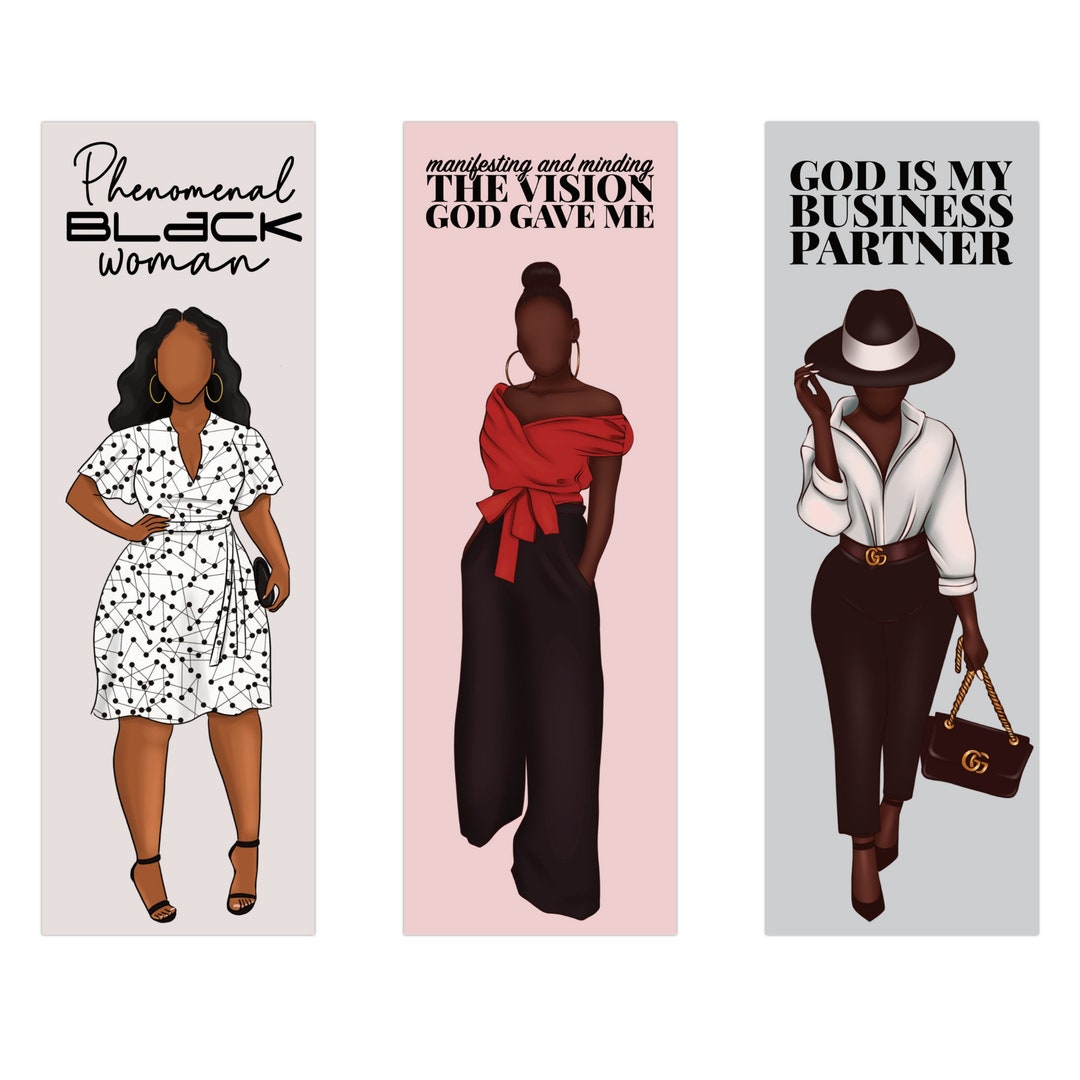 Bookmark Set for Readers, Black Women Gifts, Self-love Gifts for Her ...
