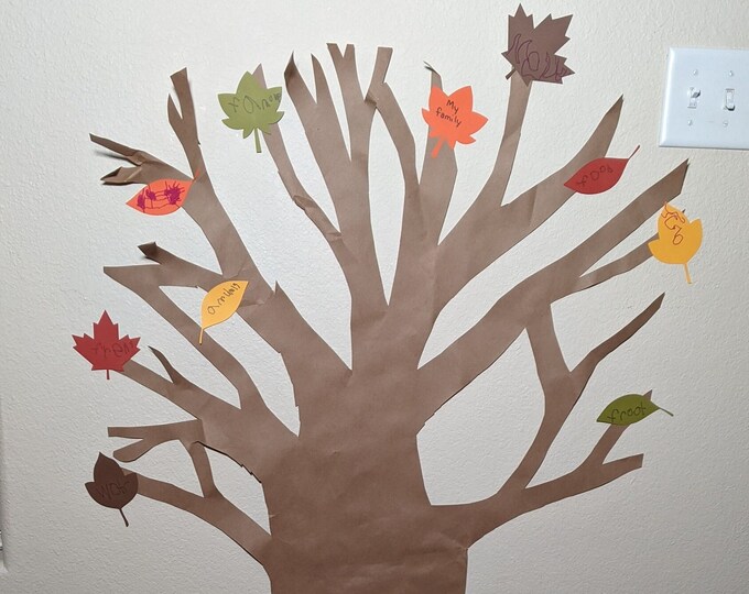 Thankful Tree Thanksgiving Activity, Grateful Tree - Etsy