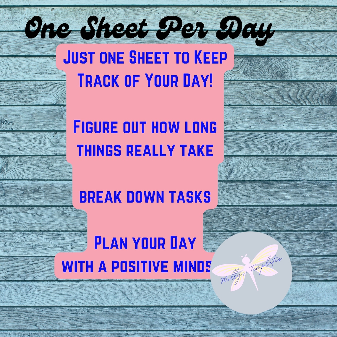 ADHD Daily Task List Daily Planner Prioritize Tasks Block Time Organize ...