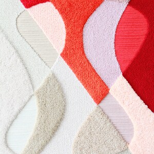 Half-punch Needle Art Large,fiber Art Wall Hanging,housewarming Gift ...