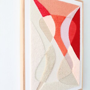 Half-punch Needle Art Large,fiber Art Wall Hanging,housewarming Gift ...