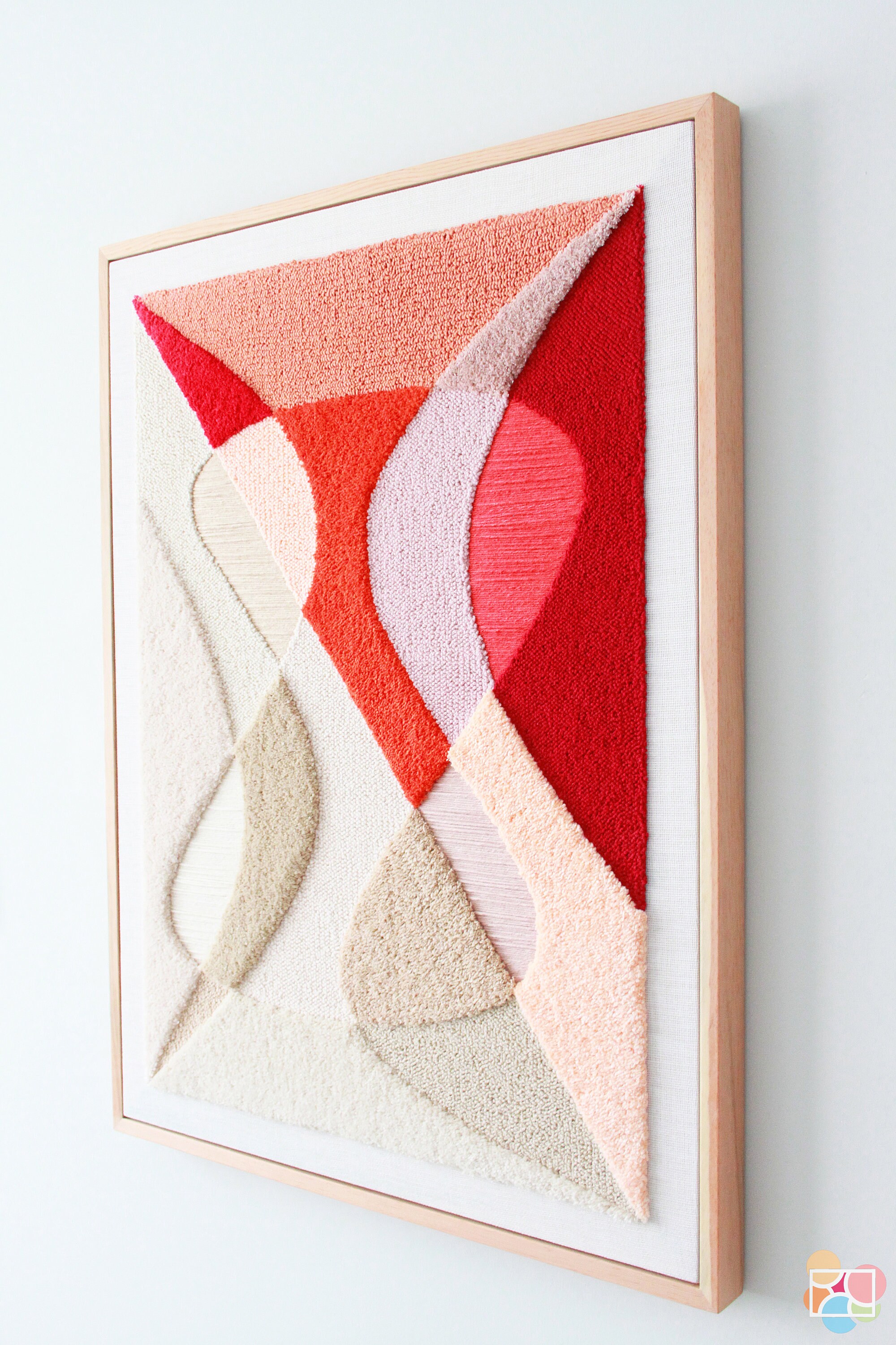 Half-punch Needle Art Large,fiber Art Wall Hanging,housewarming Gift ...
