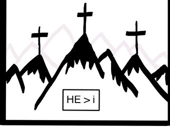 He > I Sticker - Etsy