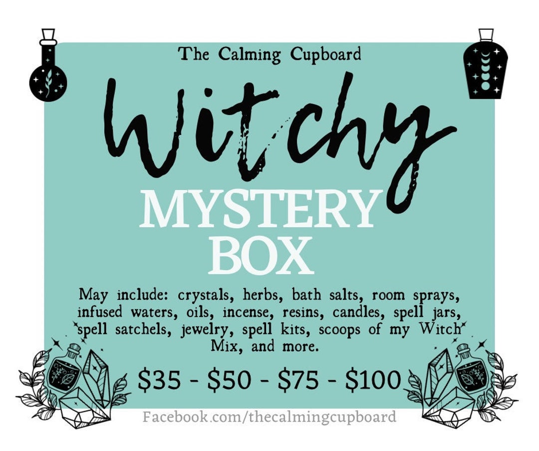 Witchy Mystery Box, Witchcraft Box, Intuitively Chosen - Etsy