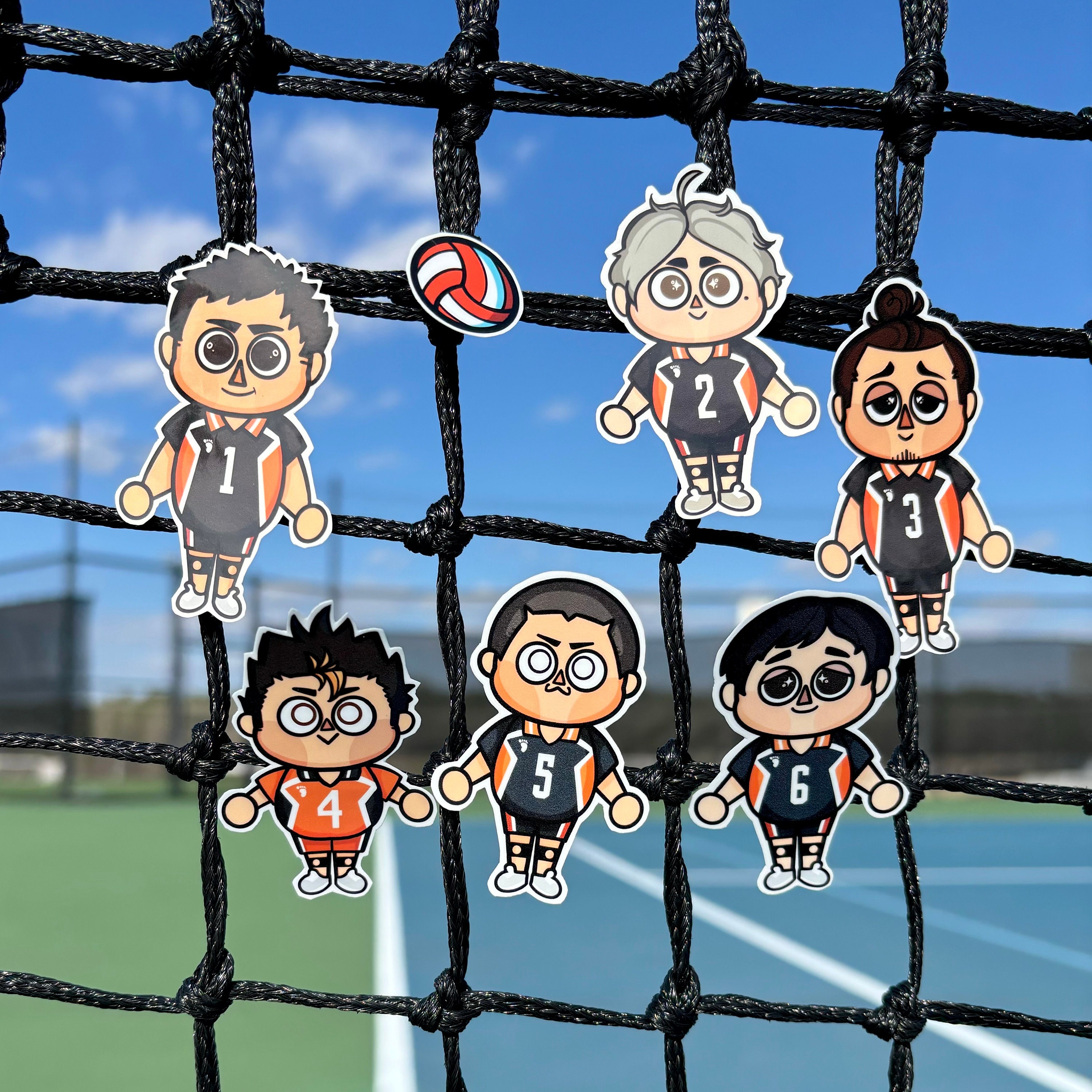 Haikyuu Karasuno Team Stickers - Etsy