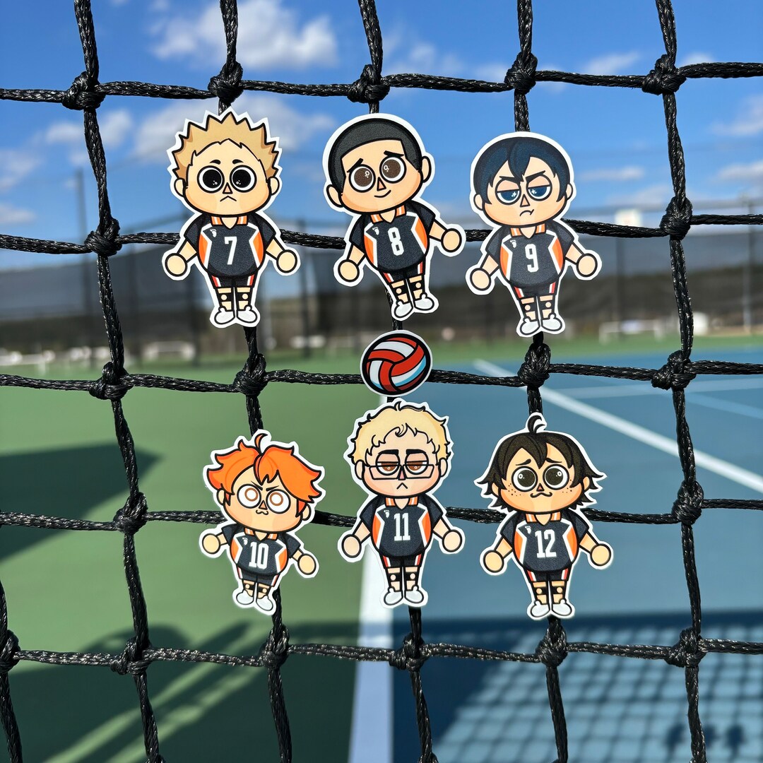 Haikyuu Karasuno Team Stickers - Etsy