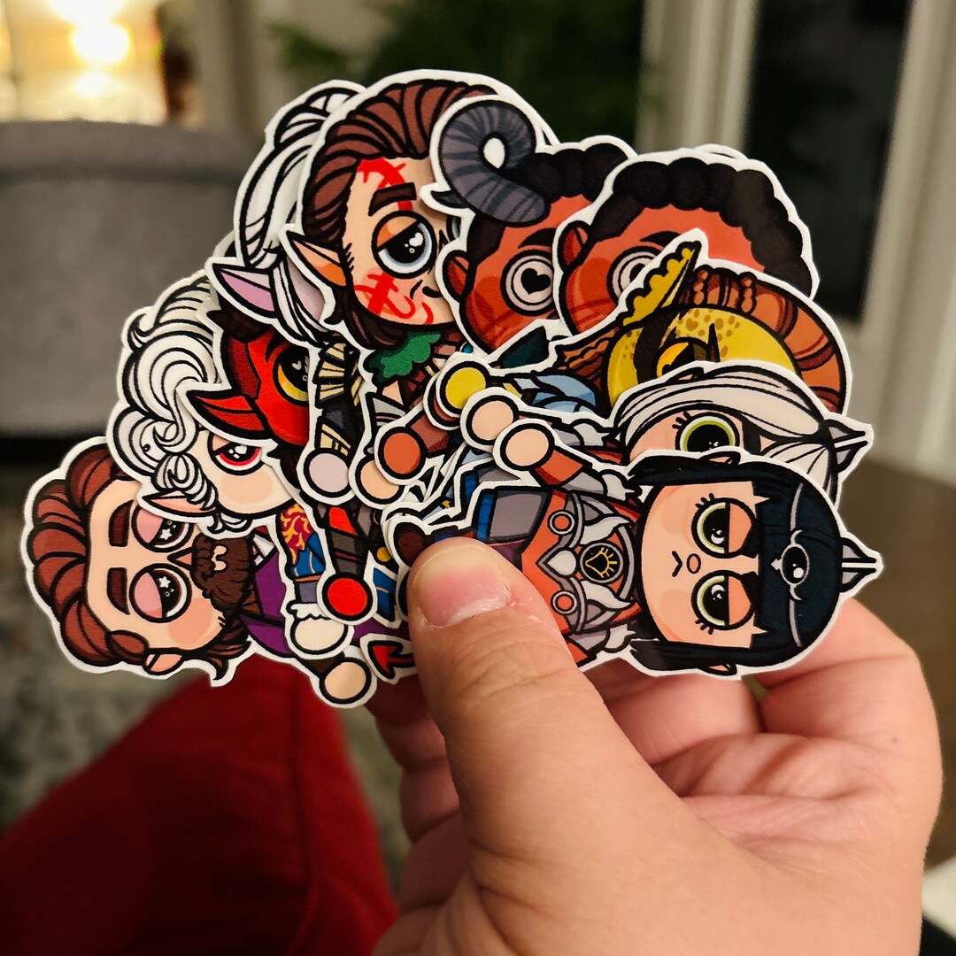 BG3 Companion Stickers - Etsy