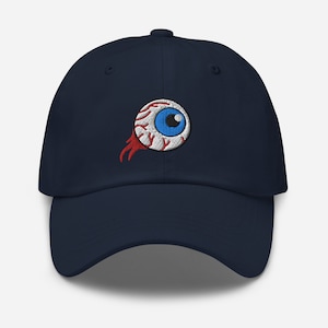 Veiny Eyeball Embroidered Dad Hat, Unisex Dad Cap - Multiple Colors - Etsy