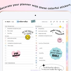 Digital Planner Stickers for Goodnotes, Notability Planner Stickers ...