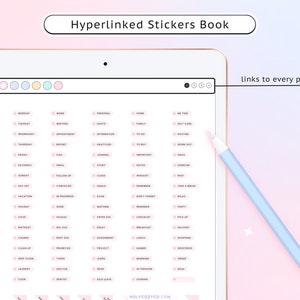 Pastel Rainbow Digital Planner Stickers: Goodnotes Widgets (800+ Pngs ...