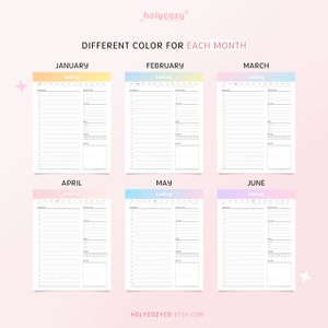 Digital Planner Daily Pad, Hourly Schedule, Goodnotes Template, Adhd ...