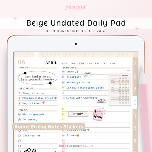 Sticky Notes Digital Sticker Book for Goodnotes Planner - Etsy