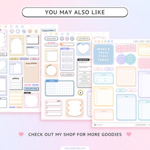Good Vibes Stickers & Mood Tracker - Digital Stickers - Goodnotes ...