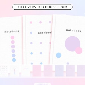 Digital Notebook With 12 Tabs + 10 Notebook Cover + Free Digital ...