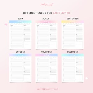 Digital Planner Daily Pad, Hourly Schedule, Goodnotes Template, Adhd ...