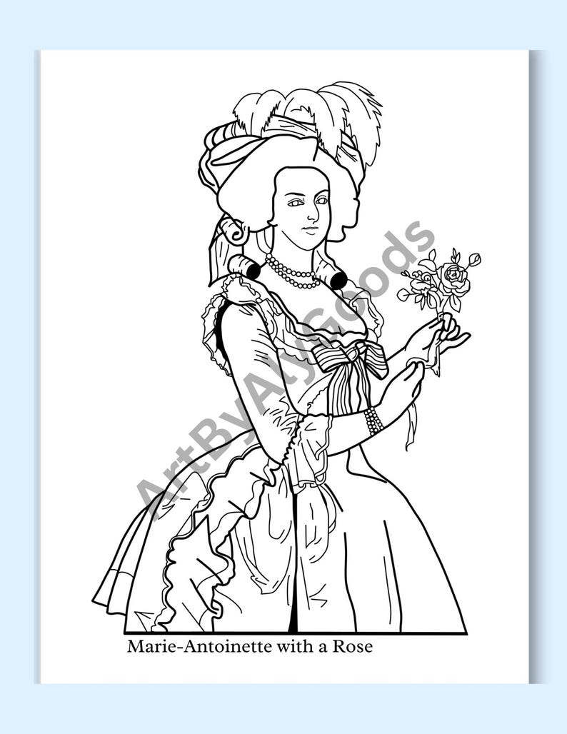 Famous Painting Art Coloring Pages Download Line Art Outline Printable ...