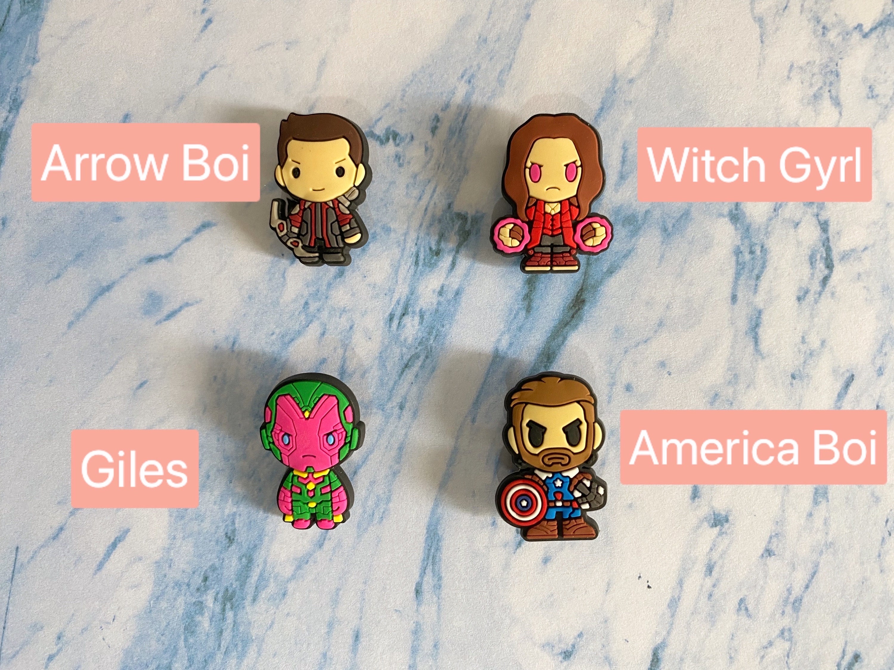 Super Hero Clog Charms | 29 Different Styles - Etsy
