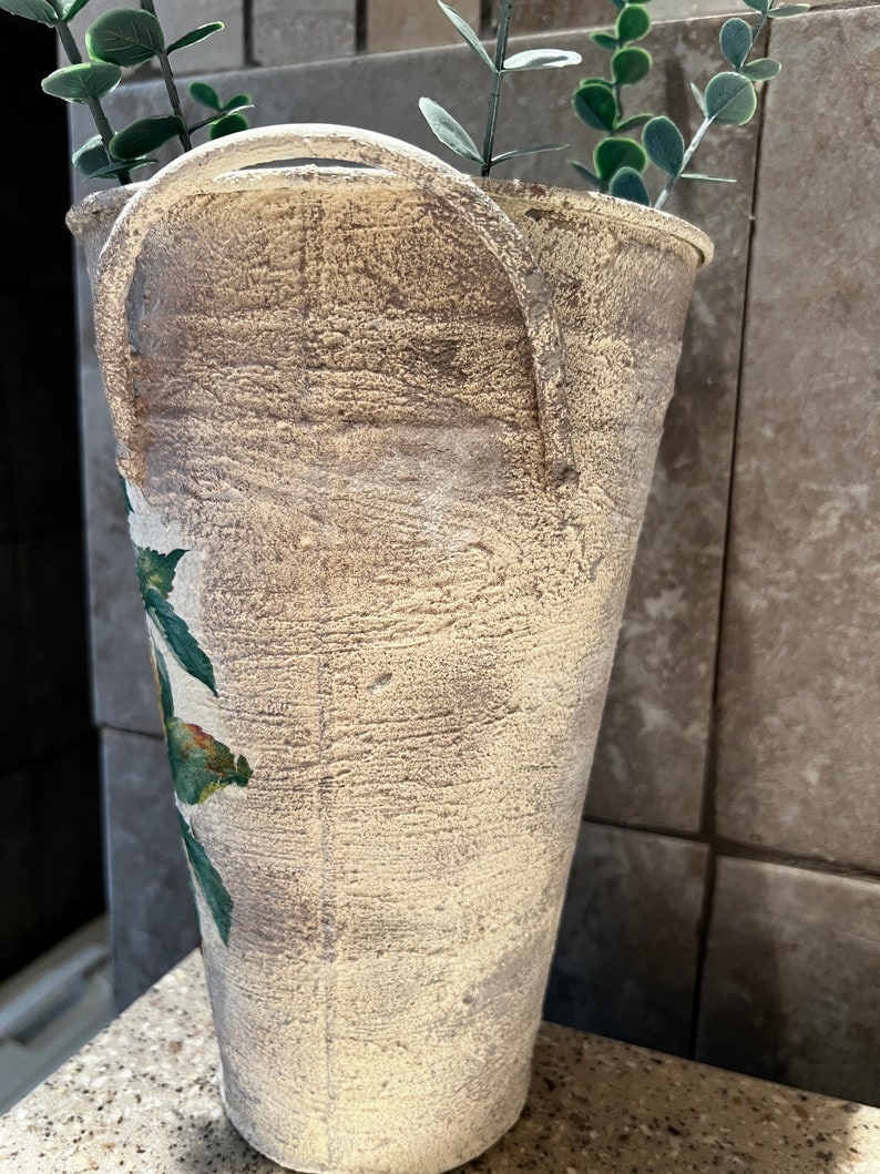 Crisp Apples Stone Look Vase - Etsy