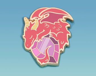 Bookwyrm Dragon Enamel Pin / A-grade - Etsy