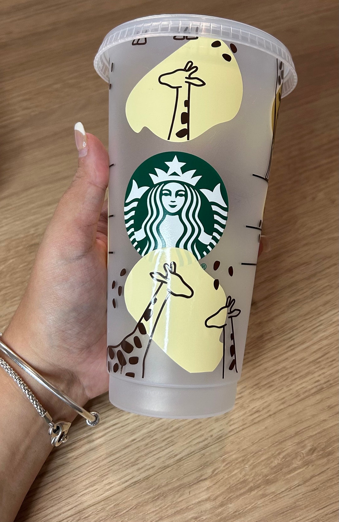 Giraffe Design Starbucks 24oz Cold Cup Tumbler - Etsy