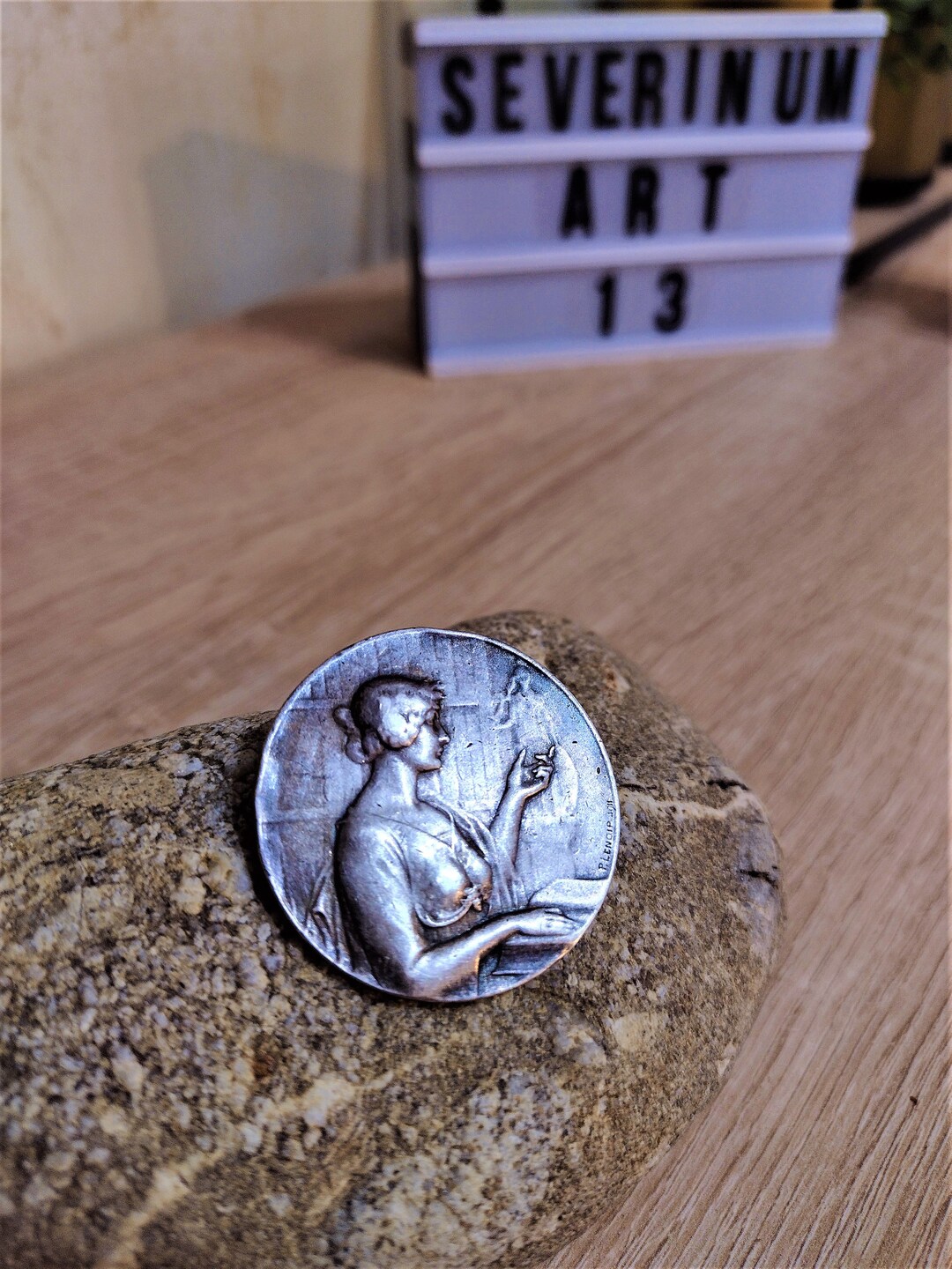 Old Solid Silver Brooch France Very Good Condition - Etsy