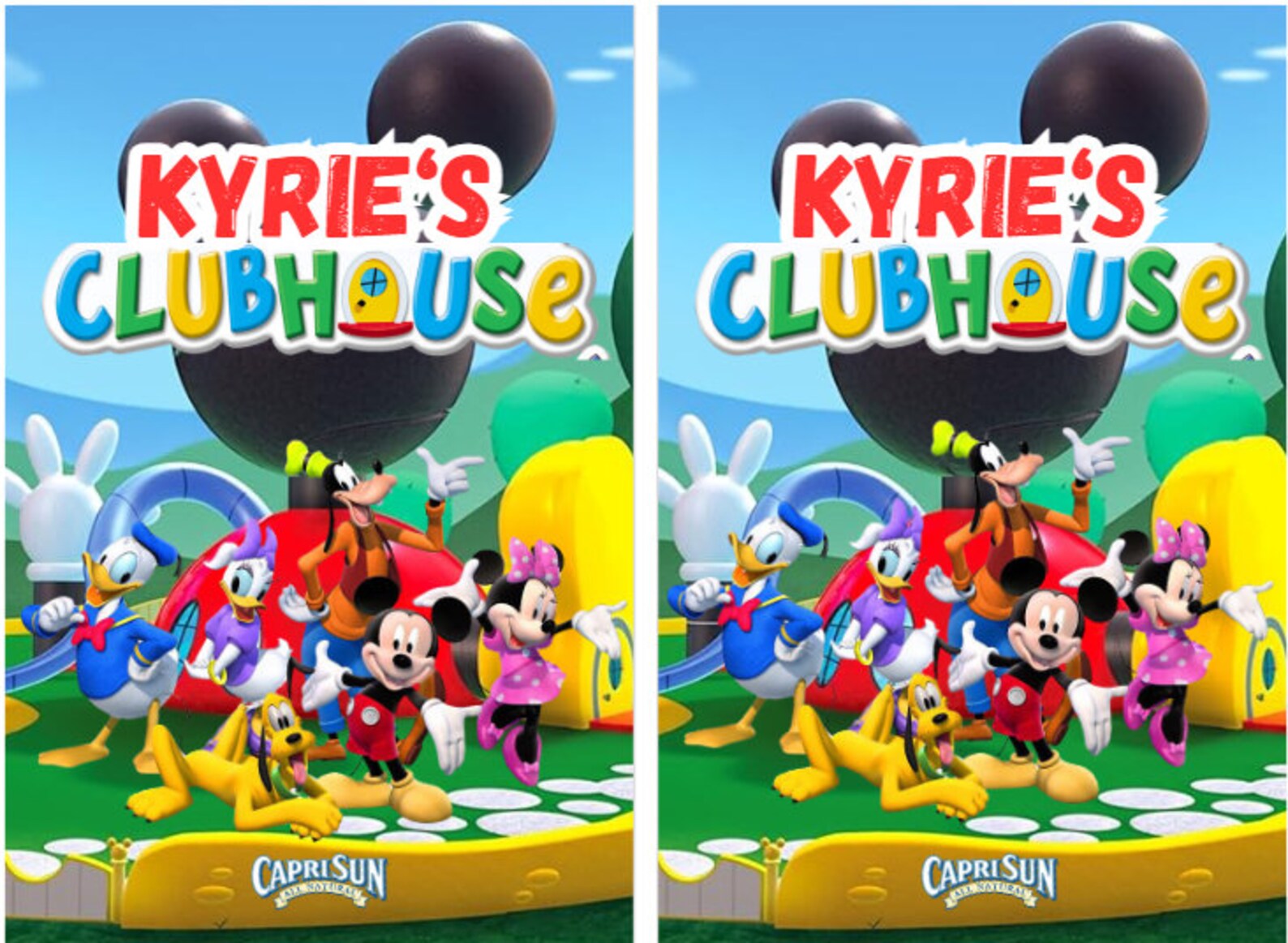 Digital Print Only* Mickey Mouse Clubhouse Templates - Etsy